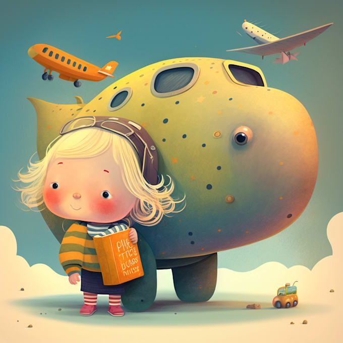 Be illustrator children books illustration by Erpperio | Fiverr