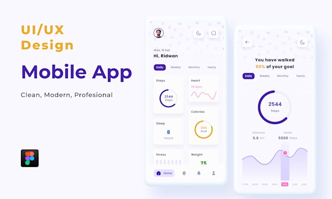 Design your mobile app ui to be cool by Mridwane | Fiverr