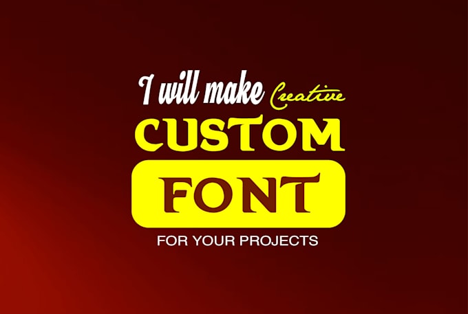Design custom font, typography and script by Digialgrowth_hq | Fiverr