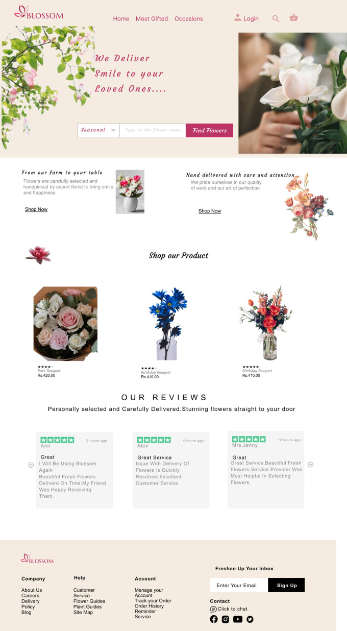 Do interactive user friendly ui ux design by Smisha_54 | Fiverr