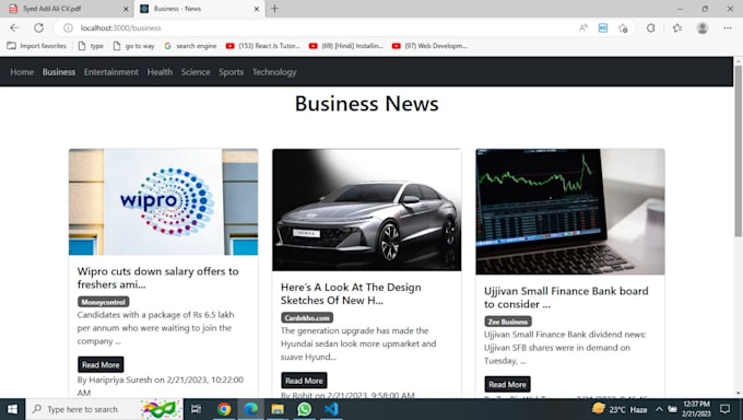 Create Custom Website With React Asp Net And Sql By Devilhunter274 Fiverr