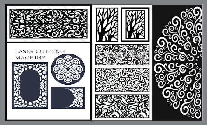 Create vector design and dxf, dwg file for cnc by Abdullahbg786 | Fiverr