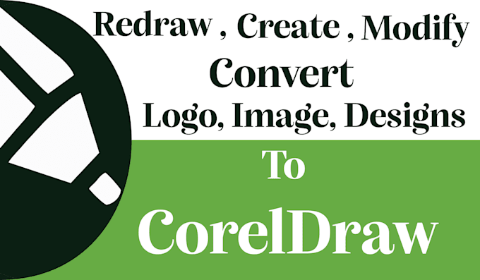 Draw, edit recreate image logo jpg, png psd to coreldraw vector file ...