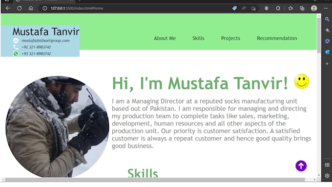 Make The Best Possible Website Using Html Vanilla Css And Javascript By Mustafatanvir93 Fiverr