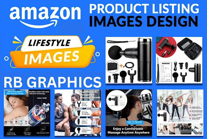 Design your amazon product listing images by Rbgraphics106 | Fiverr