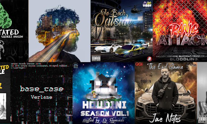 Design professional mixtape and album cover art by Eskior | Fiverr