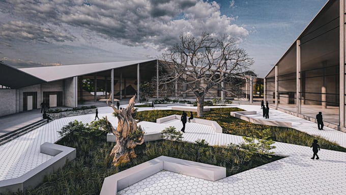Create realistic architectural 3d visualization render and animation by ...