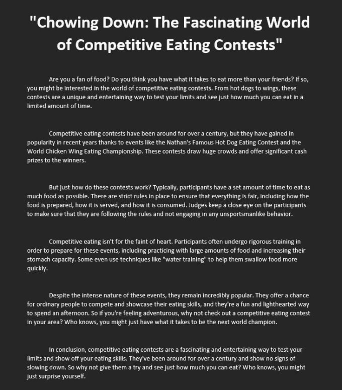 Write engaging and seo optimized article and blog post by Tweenzy_y ... Write engaging and seo optimized article and blog post by Tweenzy_y ...