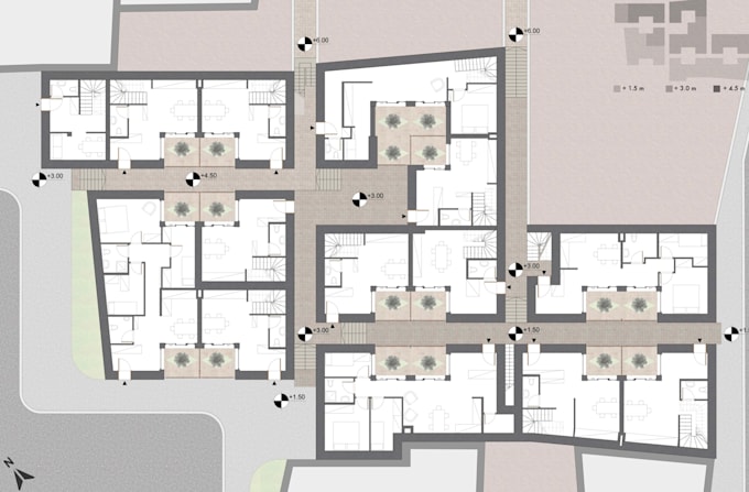 Draw architectural plans, section and elevation on autocad by Arch_emi ...