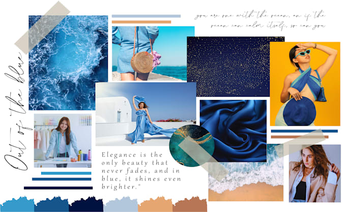 Create an aesthetic color palette mood board for your brand by Amna ...