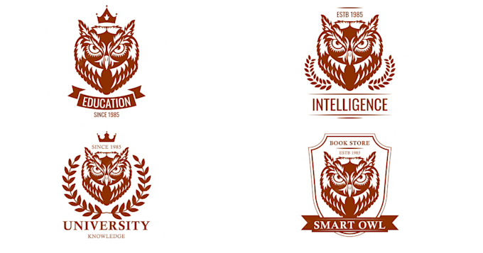 Create professional owl logo within 12 hours by Erica_smither | Fiverr