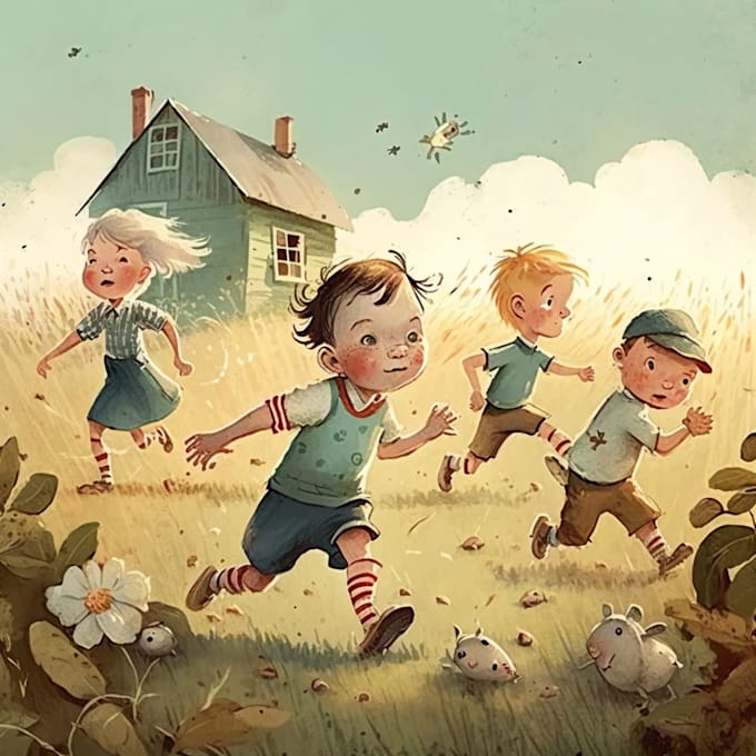 Illustrate children story book illustration by Oneubula | Fiverr