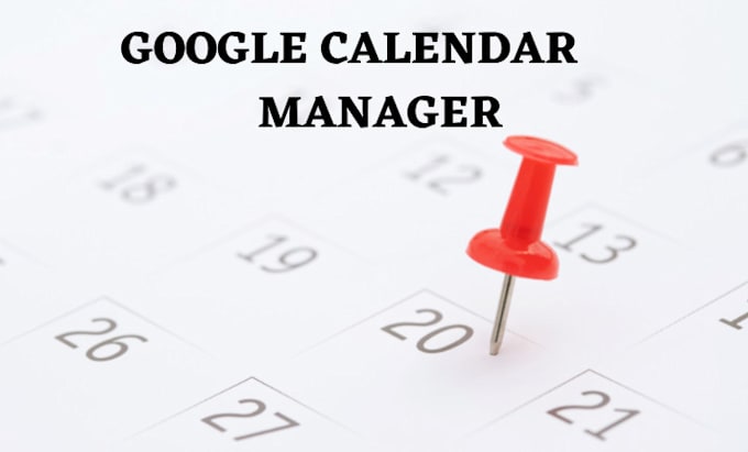 Handle your google calendar activities by Tehreem_amir | Fiverr