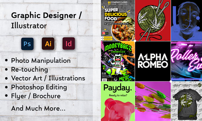 Be your personal graphic designer by Fmdesignstudio | Fiverr