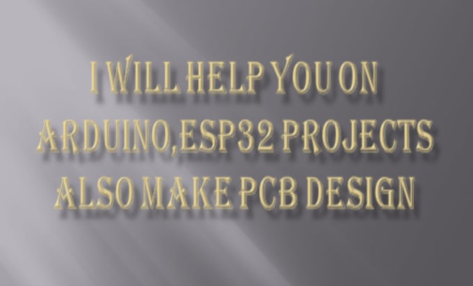 Do Projects On All Type Of Microcontrollers Like Arduino Stm32 Esp32 By Abdullahch2 Fiverr