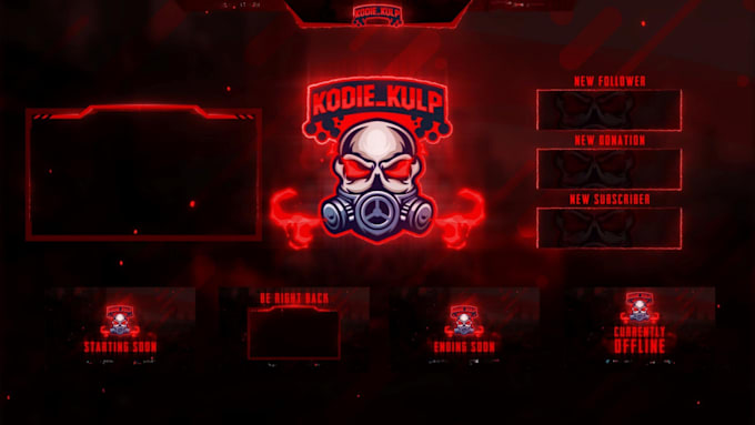 Do custom twitch animated overlay by Slimshady999 | Fiverr