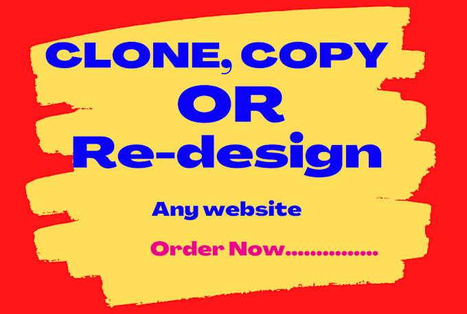 Clone or copy and design or redesign any website by Khaledmahmud663 | Fiverr