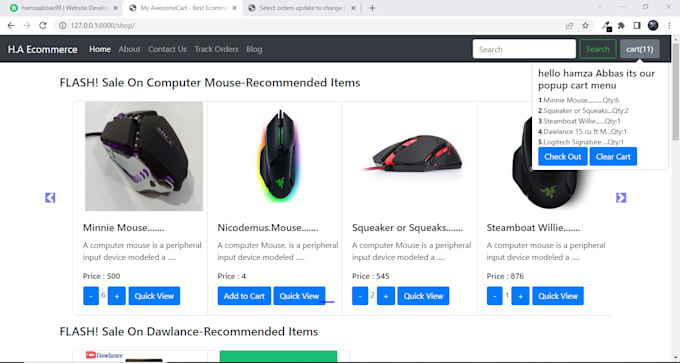 Be yours django, python full stack developer by Hamzaabbas99 | Fiverr