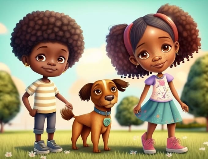 Do children story book illustration and cover design for amazon publishing by Zaim_786 | Fiverr