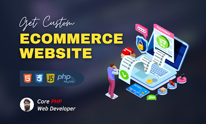 Design, develop a responsive ecommerce website, online store by Itsmohsinahmed | Fiverr