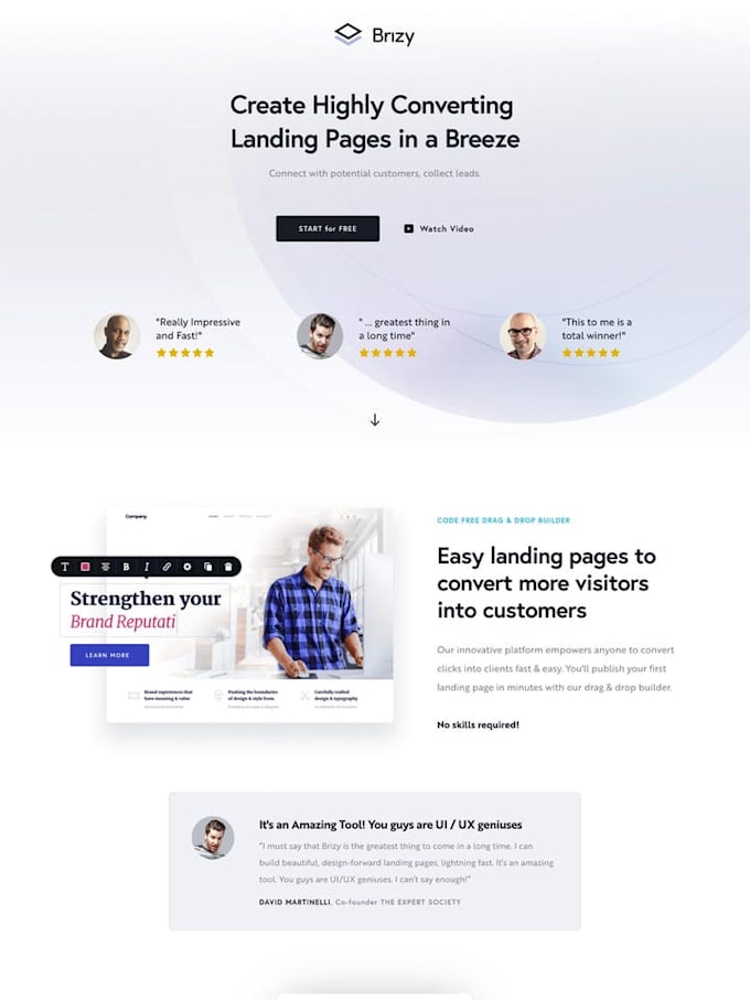Create and develop custom website design ,portfolio with latest ...