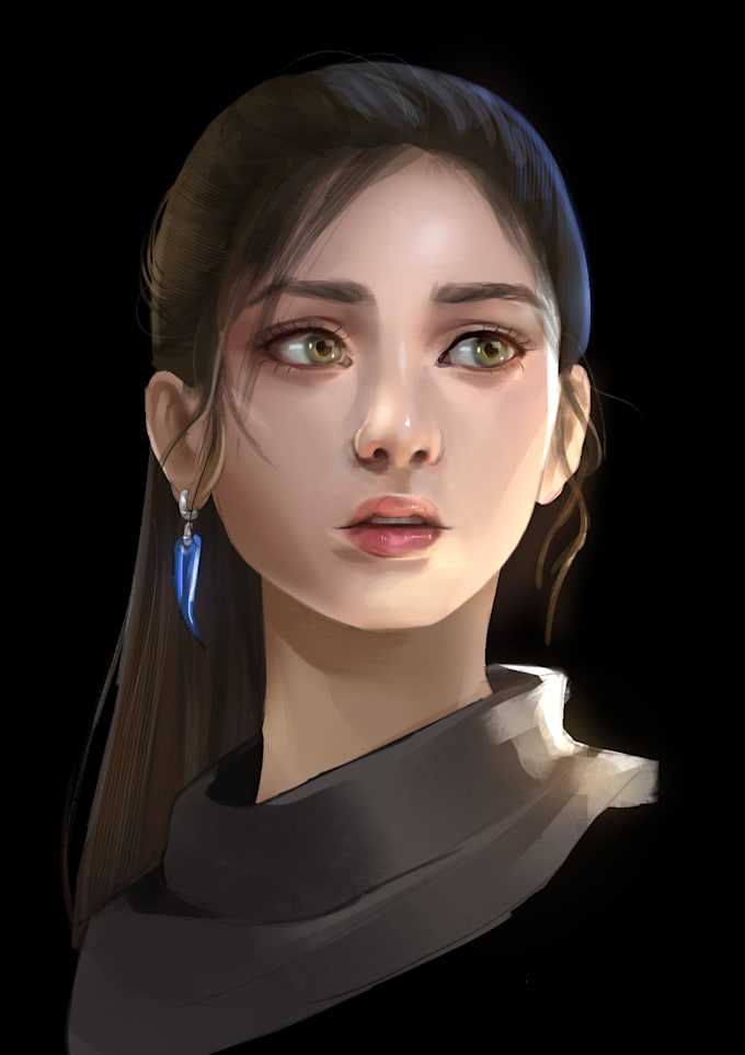 Draw a high quality digital character by Hanachu222 | Fiverr