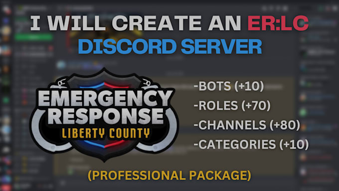 Create a roblox erlc discord server for you by Red_hawk_s | Fiverr