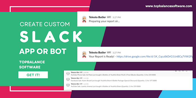 Create a personalized slack app or bot for you by Rubennm | Fiverr