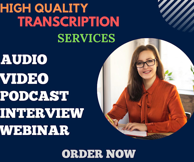 Do audio and video transcription with closed caption or srt file 24 hour by Sariasandhu | Fiverr