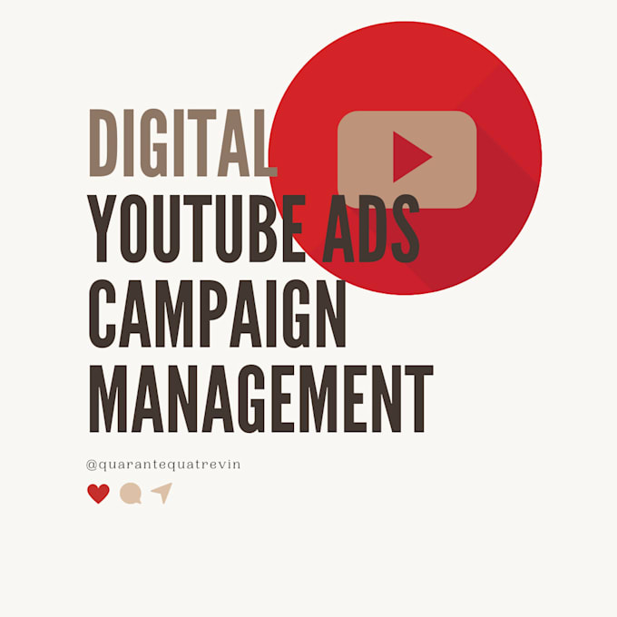 Plan, execute and optimize your youtube campaign by Agence4080 | Fiverr