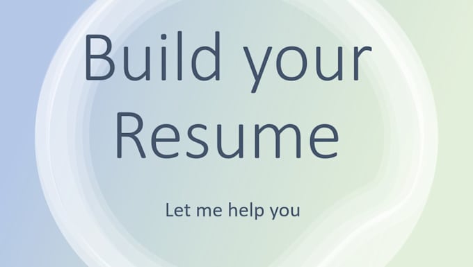 Help you build your best resume ever by Drsuezz | Fiverr