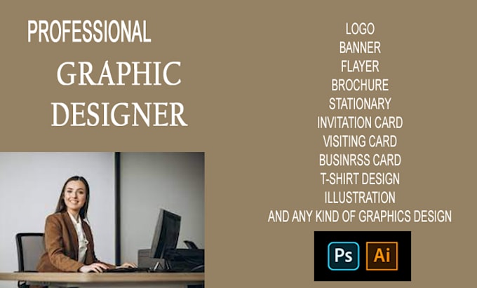Be your graphic designer for any graphic design task by Mubeenarehan | Fiverr