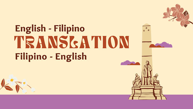 Translate transcripts from english to filipino and vice versa by Kayla ...