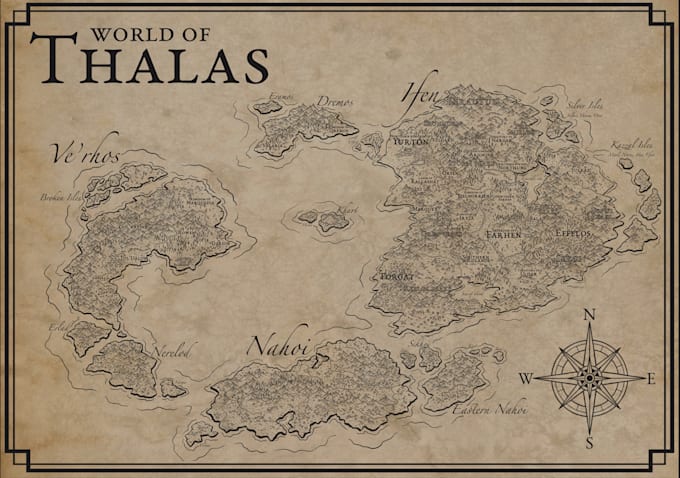 Create high quality fantasy map by J_hrabkovsky | Fiverr