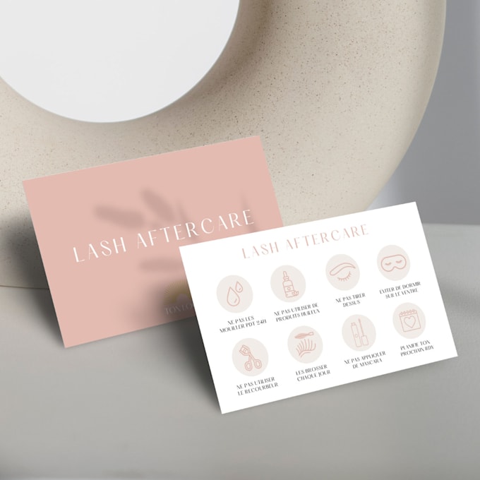 Create a bespoke and informative aftercare card by Shineagency_ | Fiverr