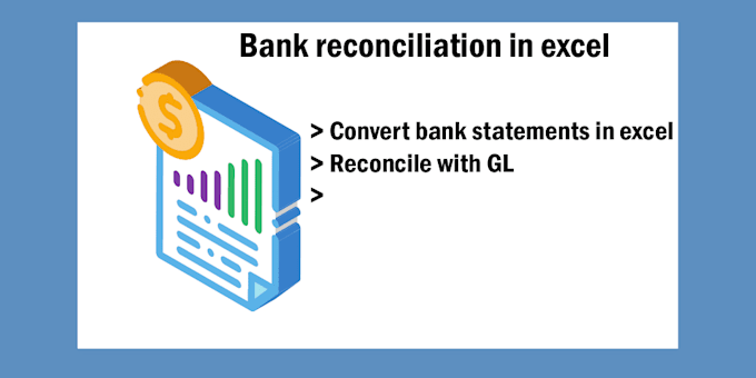 Bank reconciliation in excel by Umadmobeen222 | Fiverr