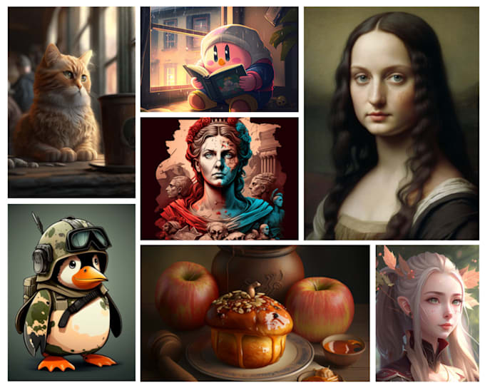 Create art illustrations and paintings with ai generated art by ...