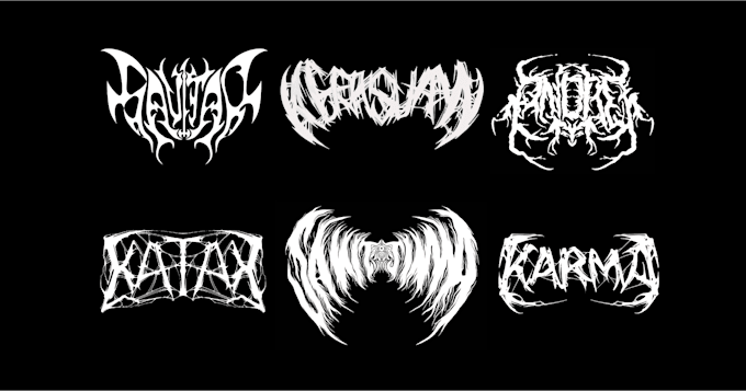 Draw and custom metal, death metal, slamming and brutal logo for you by Gripstudio | Fiverr