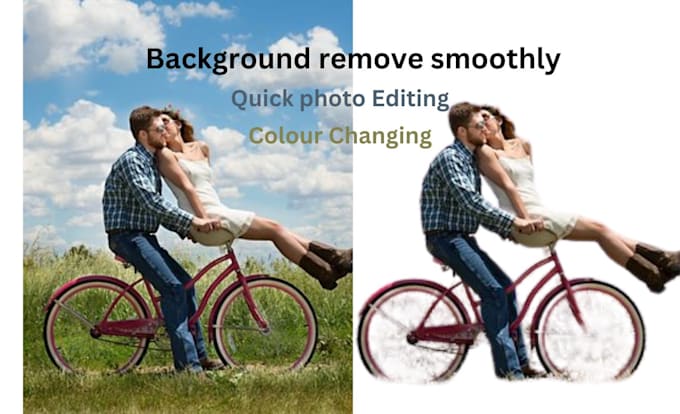 Background removal and quick text editing professionally by ...