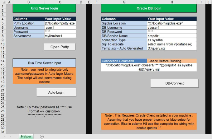 Do Scripting For Oracle Database And Unix Connectivity Tools By Theanalyser35 Fiverr