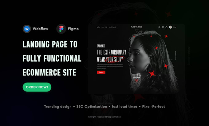 Design and develop a website in webflow by Deepak_sama_ | Fiverr