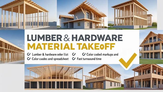 Do material takeoff for lumber framing by Ranaabubakar19 | Fiverr