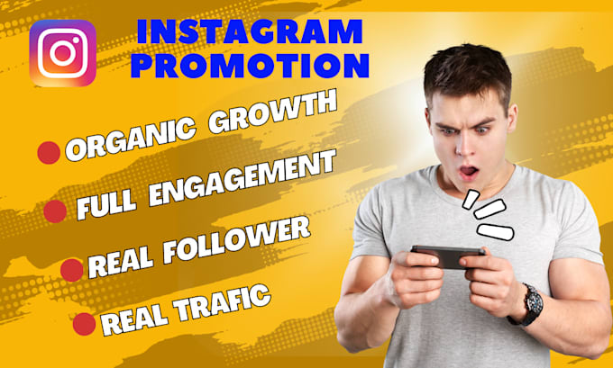Grow and promote your instagram account very fast by Jonmaster95 | Fiverr