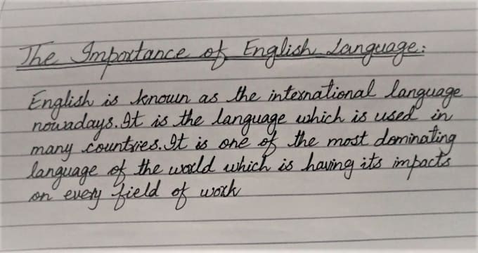 Convert your pdf file to handwriting by Haseb07 | Fiverr