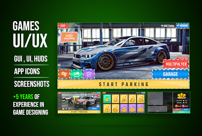 Design perfect game ui, gui, hud for web, mobile, and pc console by ...