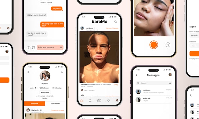 Create eye catching and unique app design by Anasilva_design | Fiverr