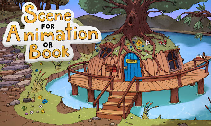 Draw scene for animation or book by J_s_wilson | Fiverr