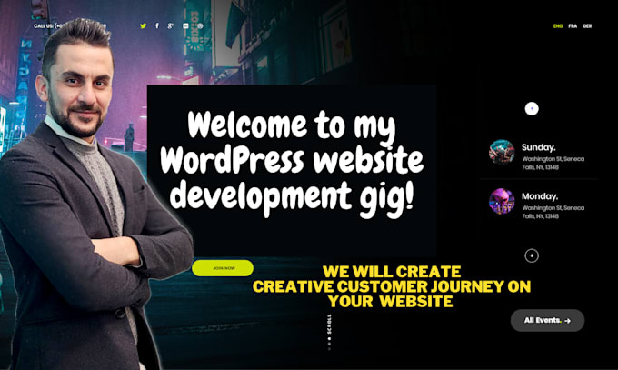 Create a modern responsive drupal website design by Devano_ | Fiverr