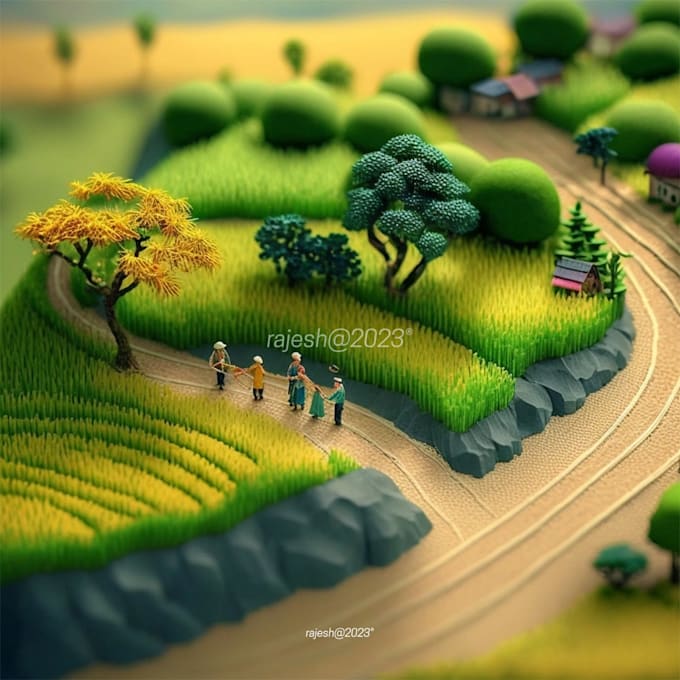 Miniature artworks theme based on your imagination by Foxriver_ | Fiverr