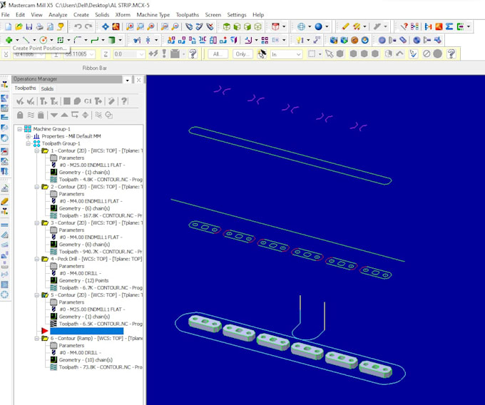 Do mastercam cnc manufacturing gcode mcode cnc milling programming by ...